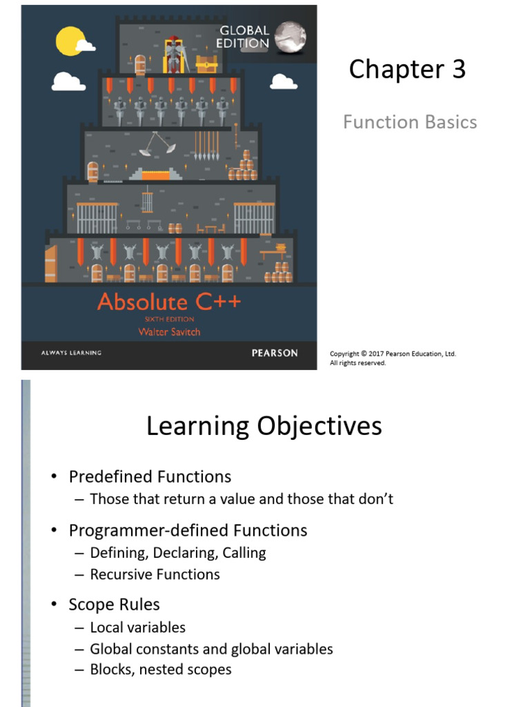 Chap 3 CPP 6 TH | PDF | Parameter (Computer Programming) | Computer ... Chap 3 CPP 6 TH | PDF | Parameter (Computer Programming) | Computer ...