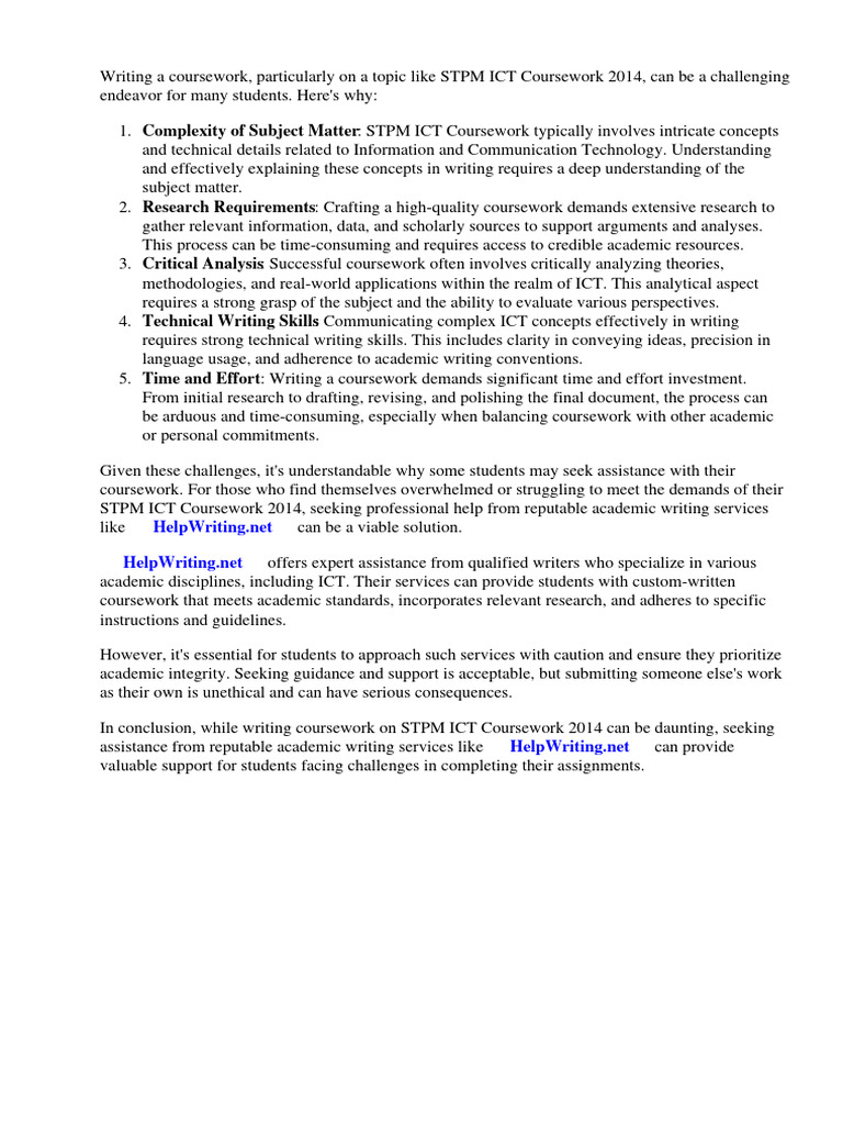 STPM Ict Coursework 2014 | PDF | Equations | Sampling (Statistics)