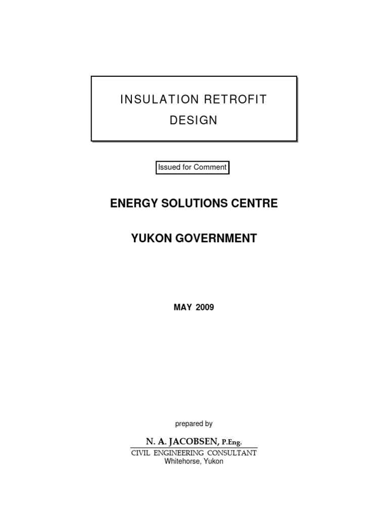 Insulation Retrofit Design Guidelines | PDF | Lumber | Truss