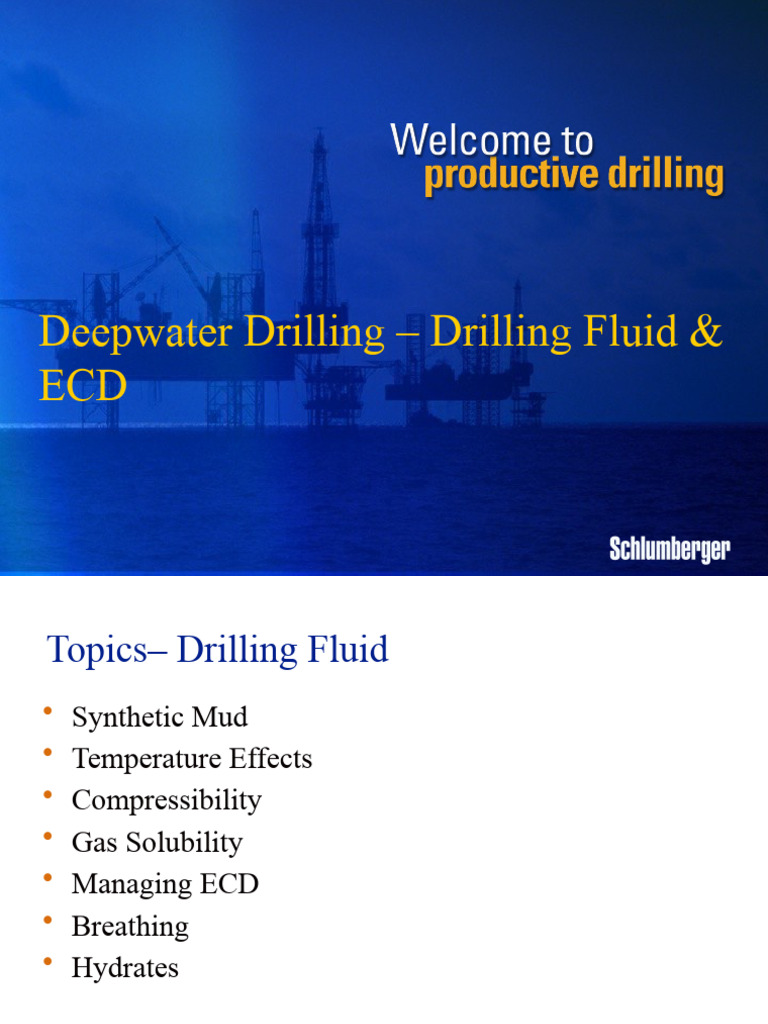 7-DW Mud and ECD | PDF | Casing (Borehole) | Oil Well