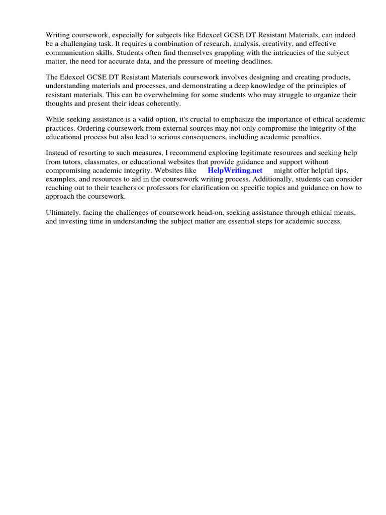 GCSE Resistant Materials Guide | PDF | Creativity