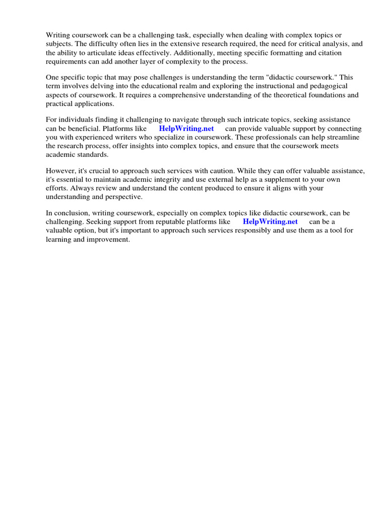 What Does Didactic Coursework Mean | PDF | Career & Growth | Science & Mathematics