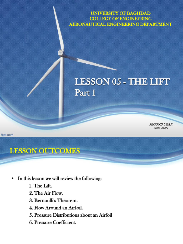 05 The Lift - Part 1 | PDF | Lift (Force) | Fluid Dynamics