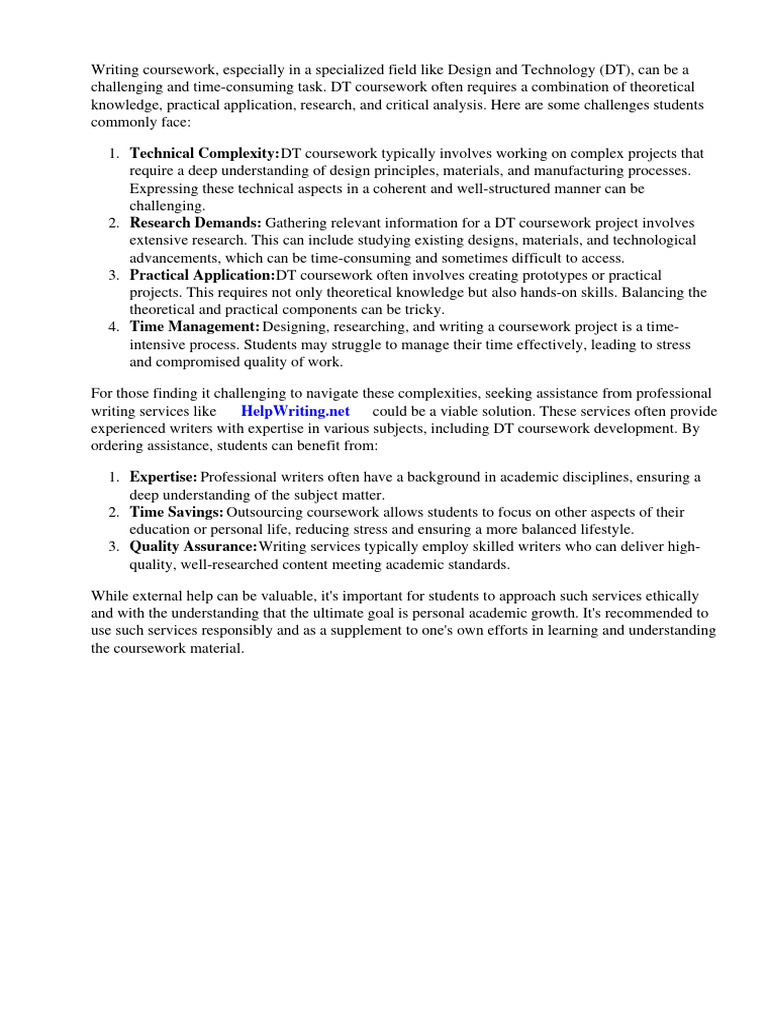 DT Coursework Development | PDF | Screw | Brand