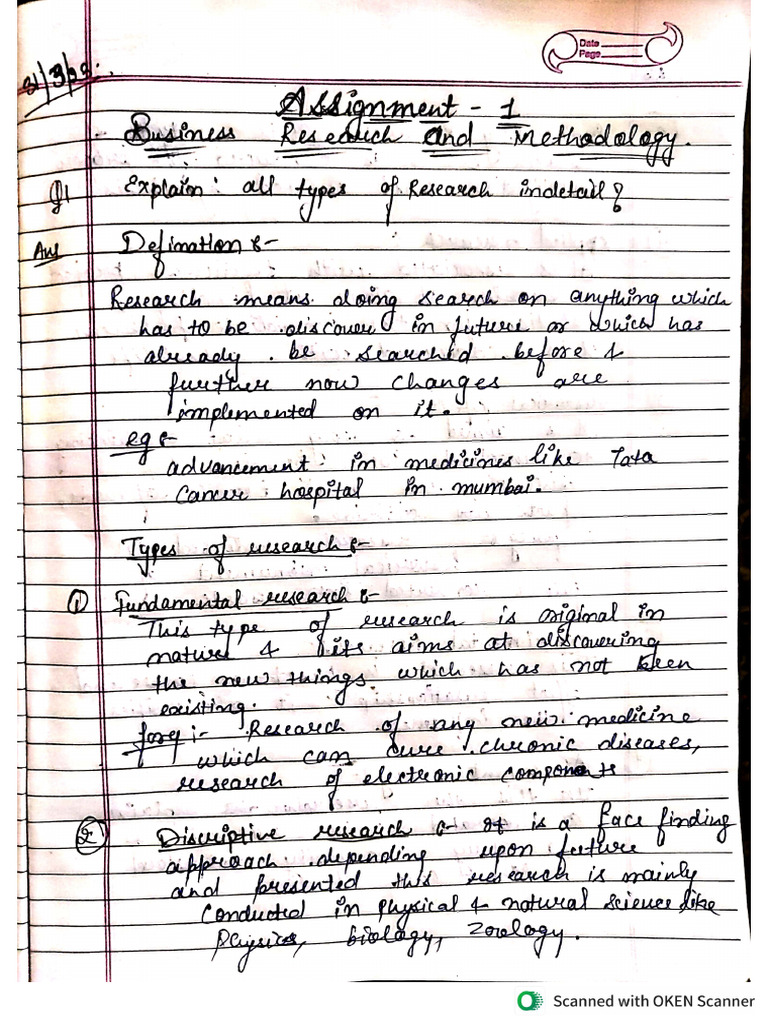 Assignment 1 of BRM by Ramandeep | PDF