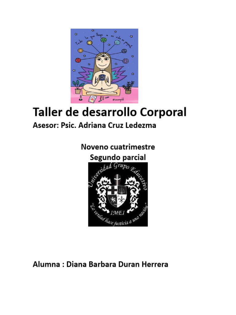 Avances Segundo Parcialtaller Corporal | PDF | Trauma psicólogico | Las emociones