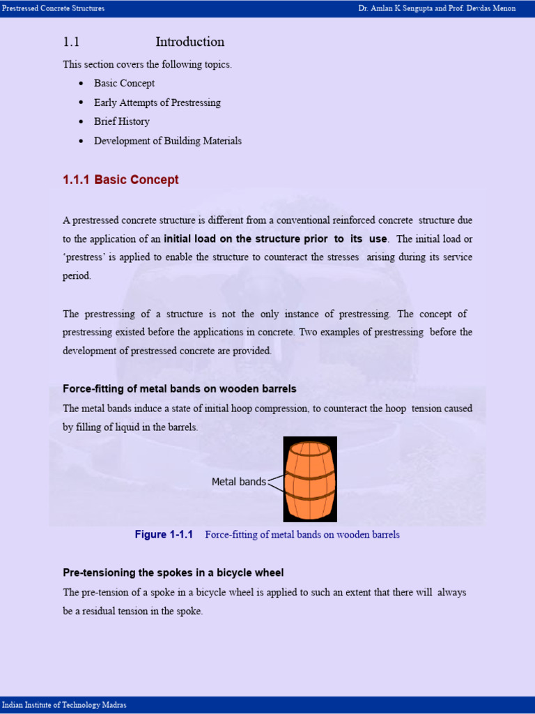 1 1 Introduction Pdf Prestressed Concrete Deformation Engineering