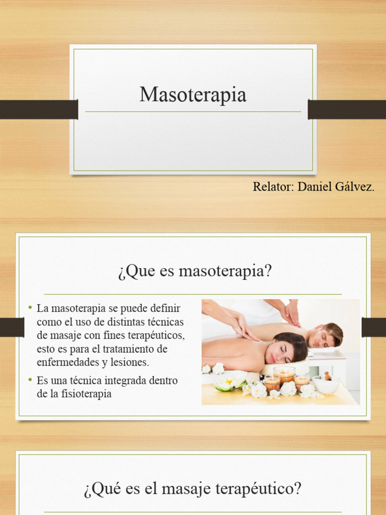 4.Tecnicas de Masoterapia (3) | PDF | Masaje | Músculo esquelético