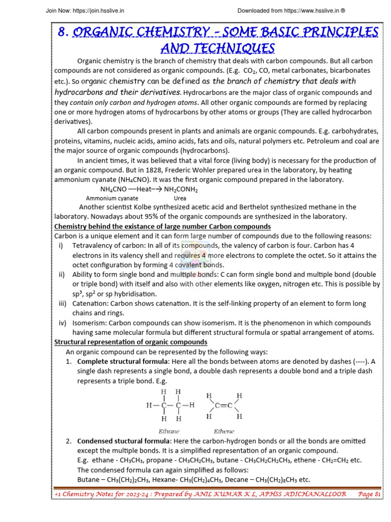 I CH 8 Chemistry Notes by Ak | PDF | Distillation | Chromatography