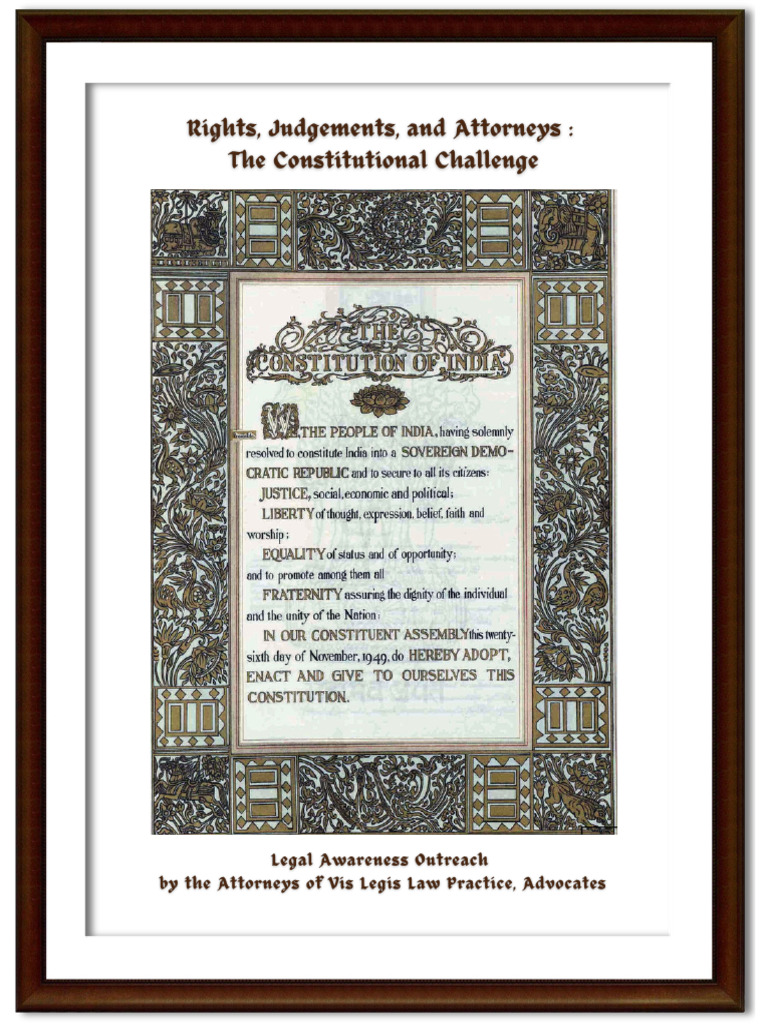 The Constitutional Challenge 1701433370 | PDF | Freedom Of Movement ...