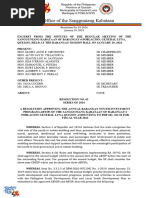 SK Reso Realignment of Fund | PDF | Government