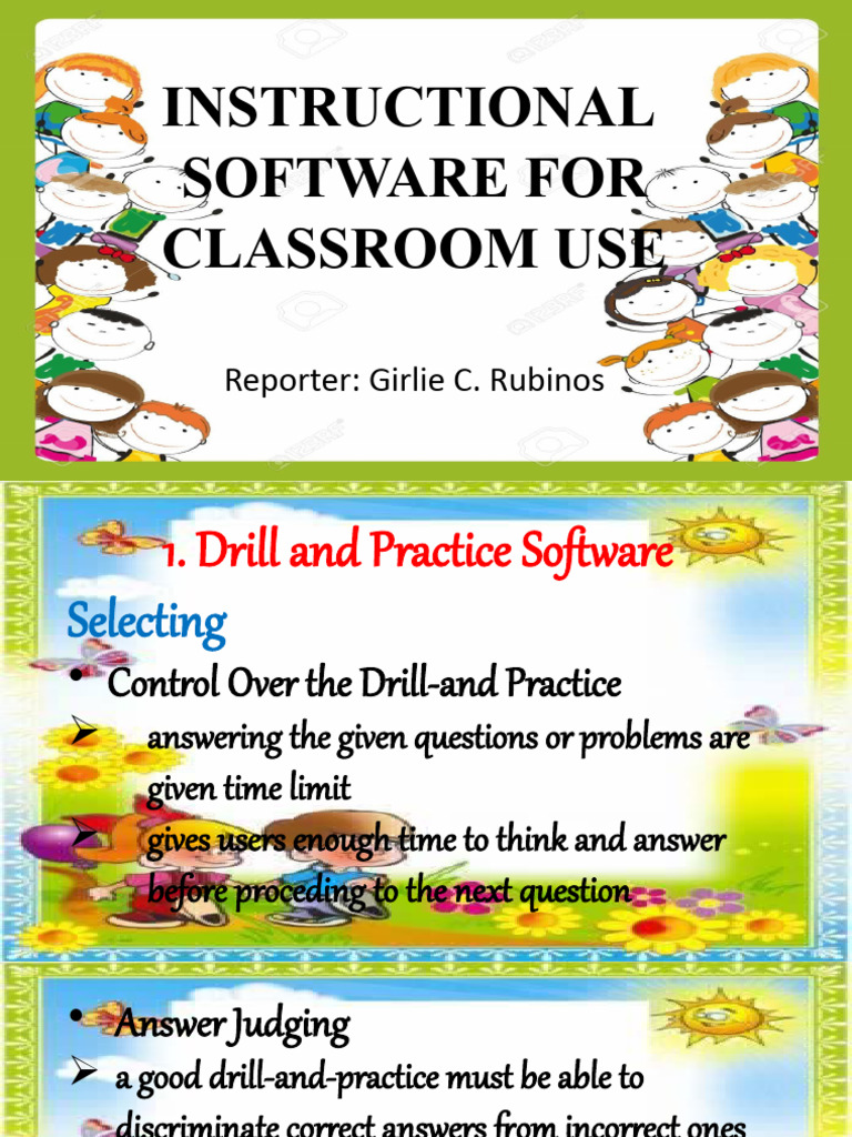 ..Instructional Software For Classroom Use Report | PDF | Simulation ...