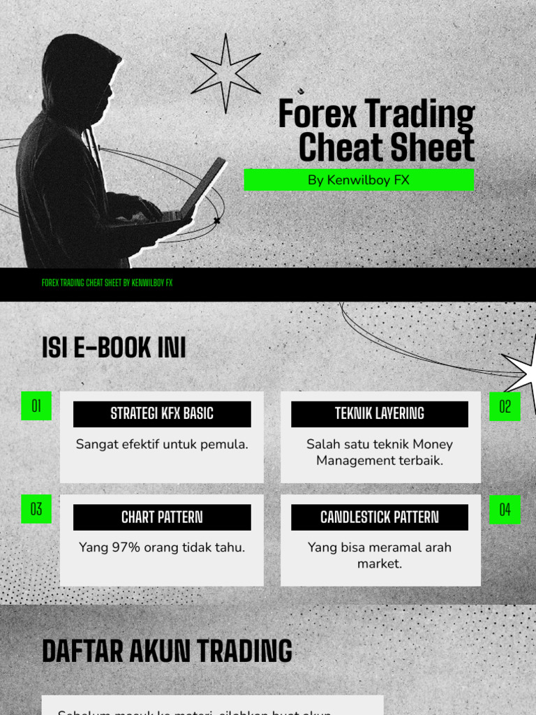 Cheat Sheet Trading Forex Kenwilboy FX | PDF | Pengelolaan Keuangan & Uang