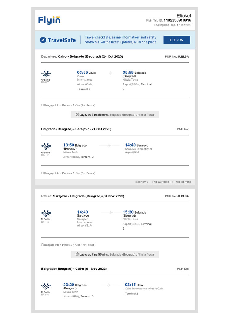 ETicket | PDF | Airport | Transport