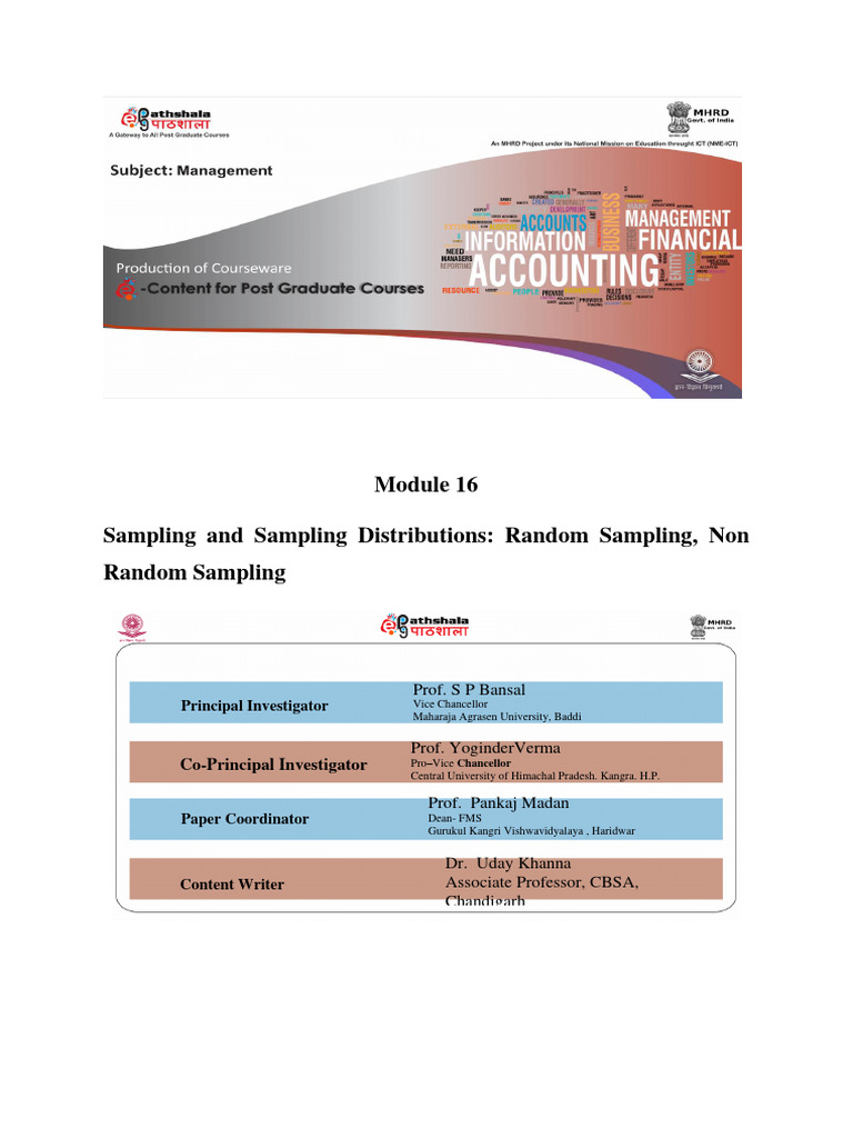Module 16, Quadrant I | PDF