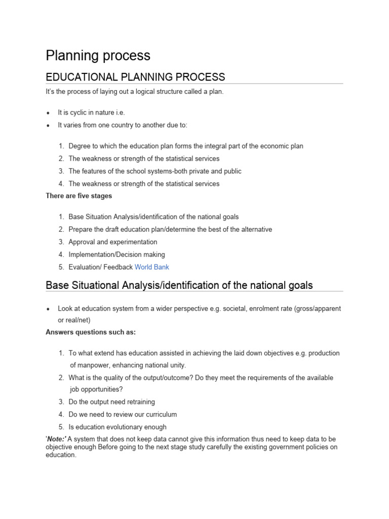 Educational Planning | PDF | Cost Of Living | Evaluation Educational Planning | PDF | Cost Of Living | Evaluation