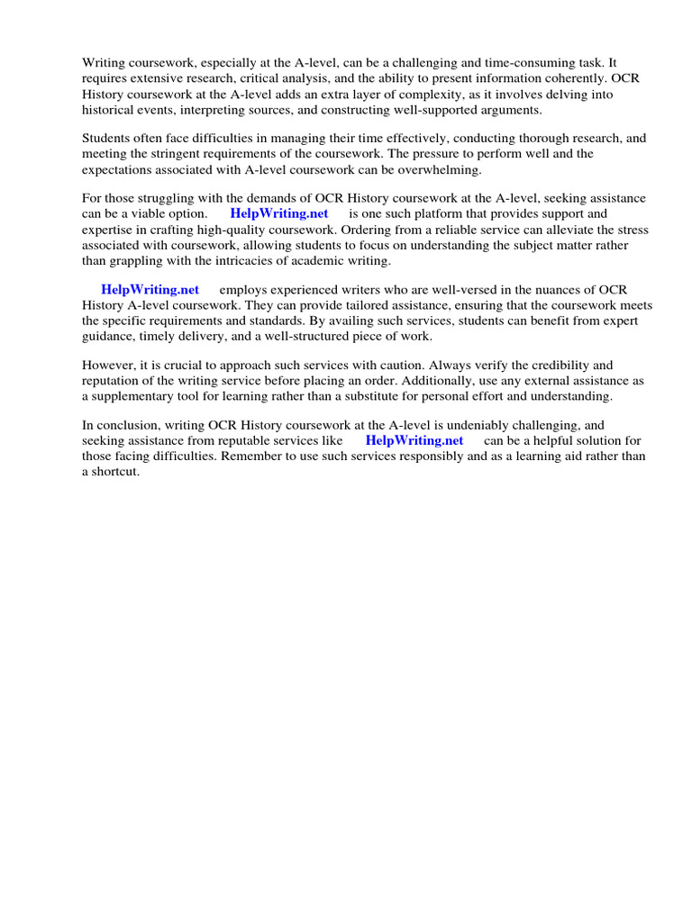 Ocr History Coursework A Level | PDF | Israel | World Politics Ocr History Coursework A Level | PDF | Israel | World Politics