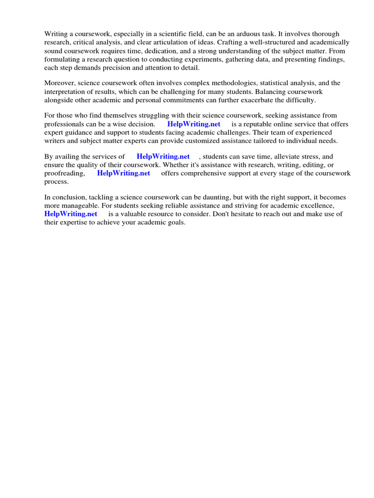 Science Coursework Method | PDF | Science | Experiment