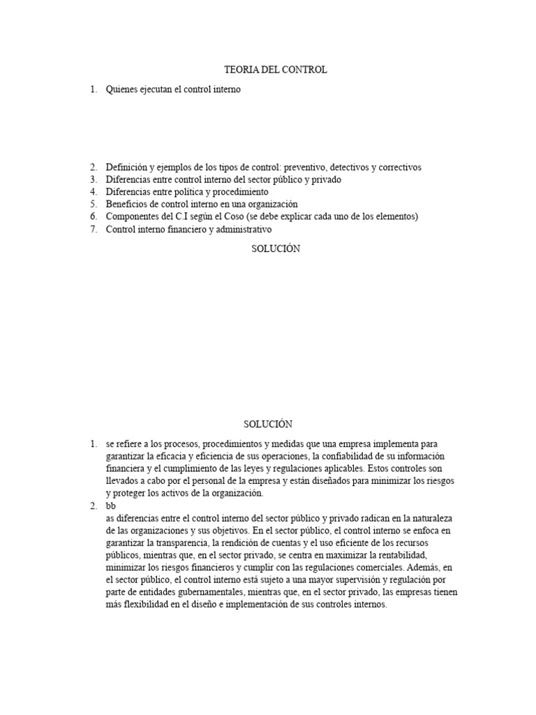 Teoria Del Control | PDF | Business | Ingeniería de confiabilidad