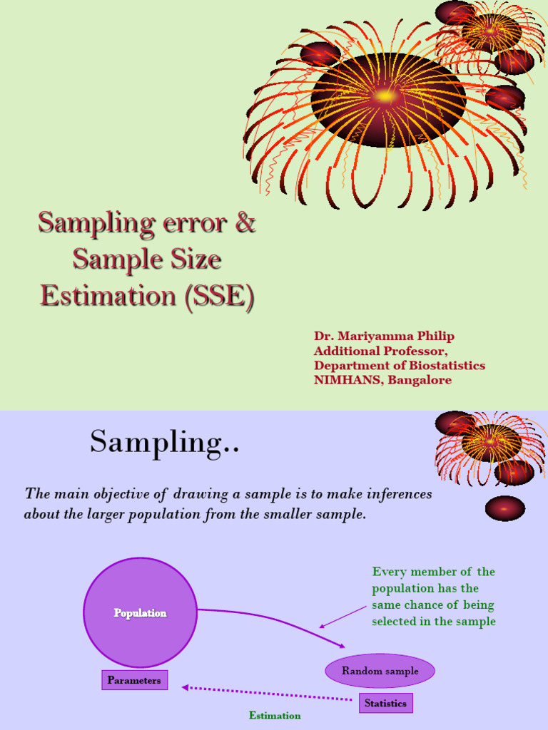 Sample Size Estimation - NRSI | PDF | Sampling (Statistics) | Statistics
