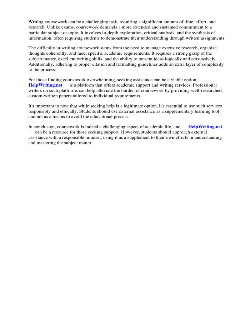 Coursework Vs Exams | PDF | Curriculum