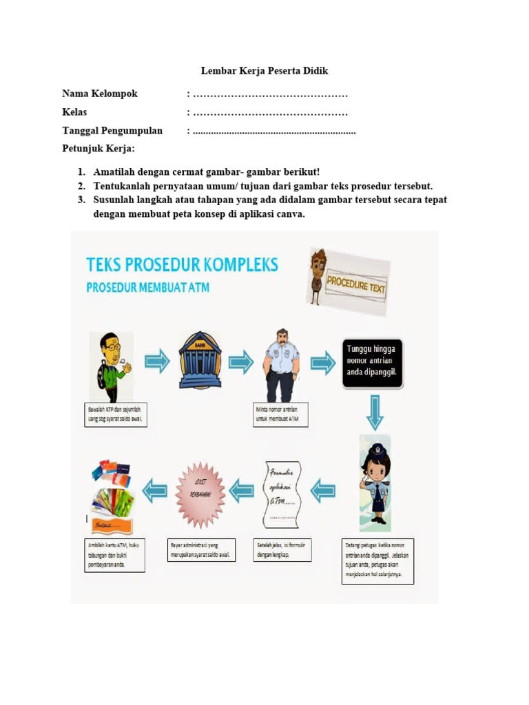 LKPD Teks Prosedur | PDF