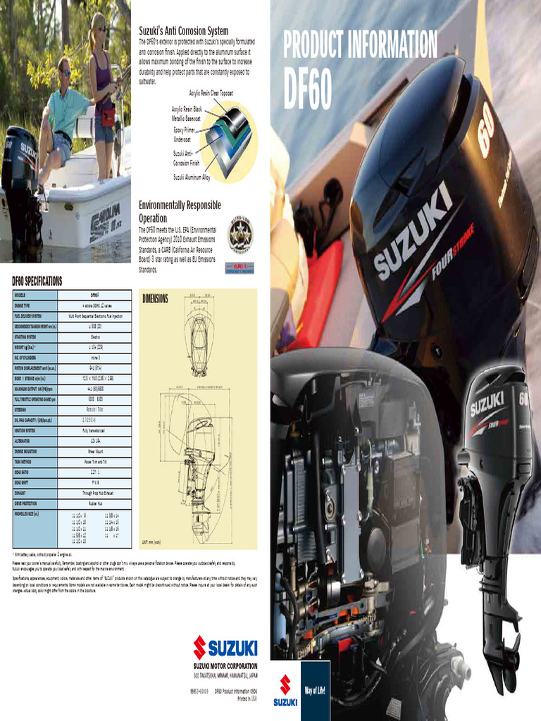 DF60a Brochure | PDF | Engines | Fuel Injection