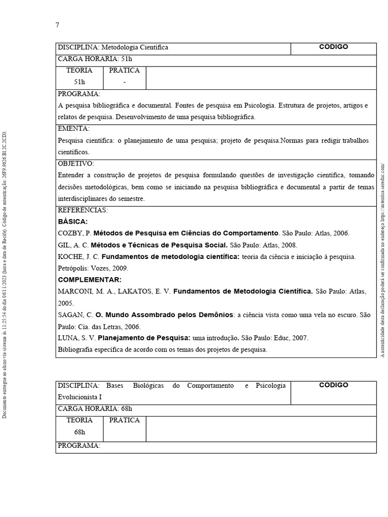 Metodologia - DOcumento Físico | PDF | Science | Método científico