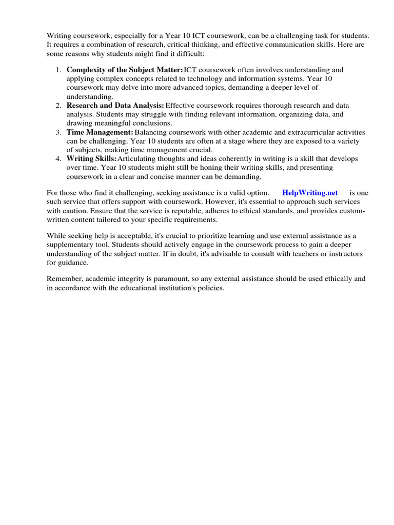 Year 10 Ict Coursework | PDF | Educational Technology | Social Media