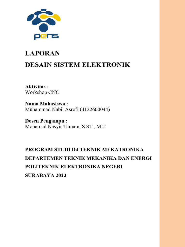 Laporan CNC 4122600044 - Muhammad Nabil Asrofi | PDF