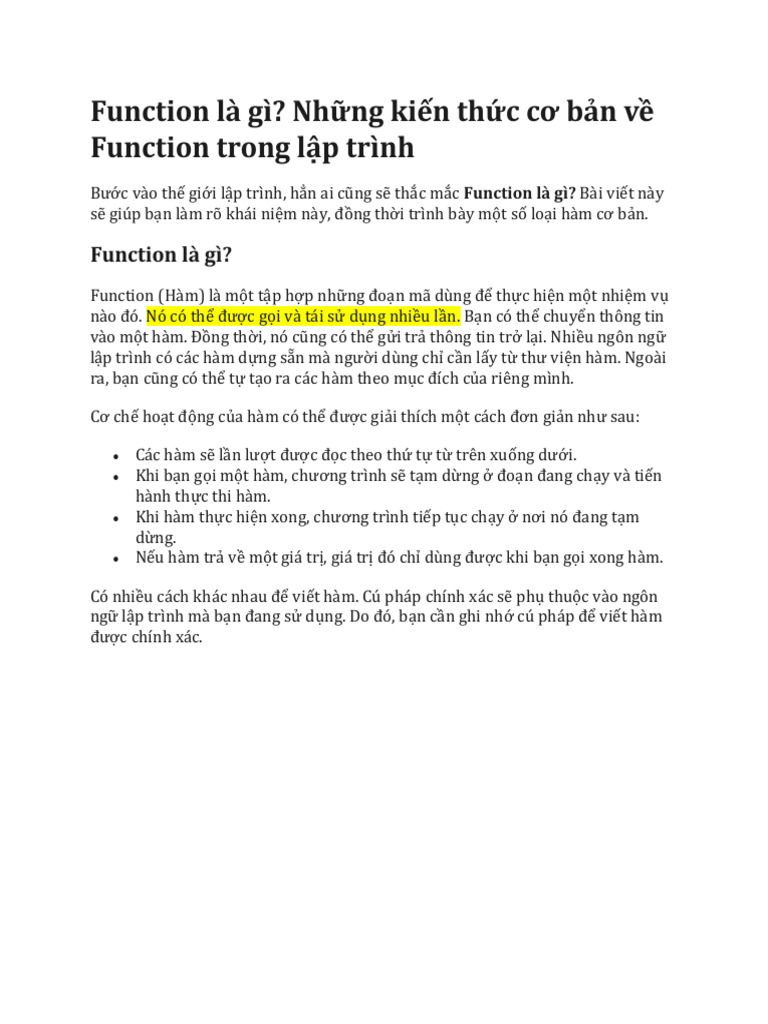 0_7_Function | PDF