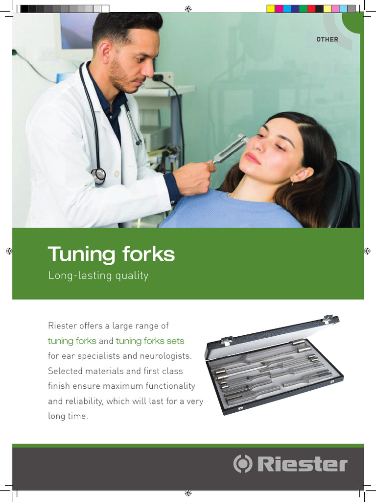 Riester Tuning Forks Set Brochure EN Print | PDF | Clinical Medicine