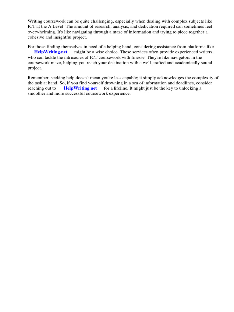 Ict Ocr A Level Coursework | PDF | Educational Technology | Gce Advanced Level (United Kingdom)