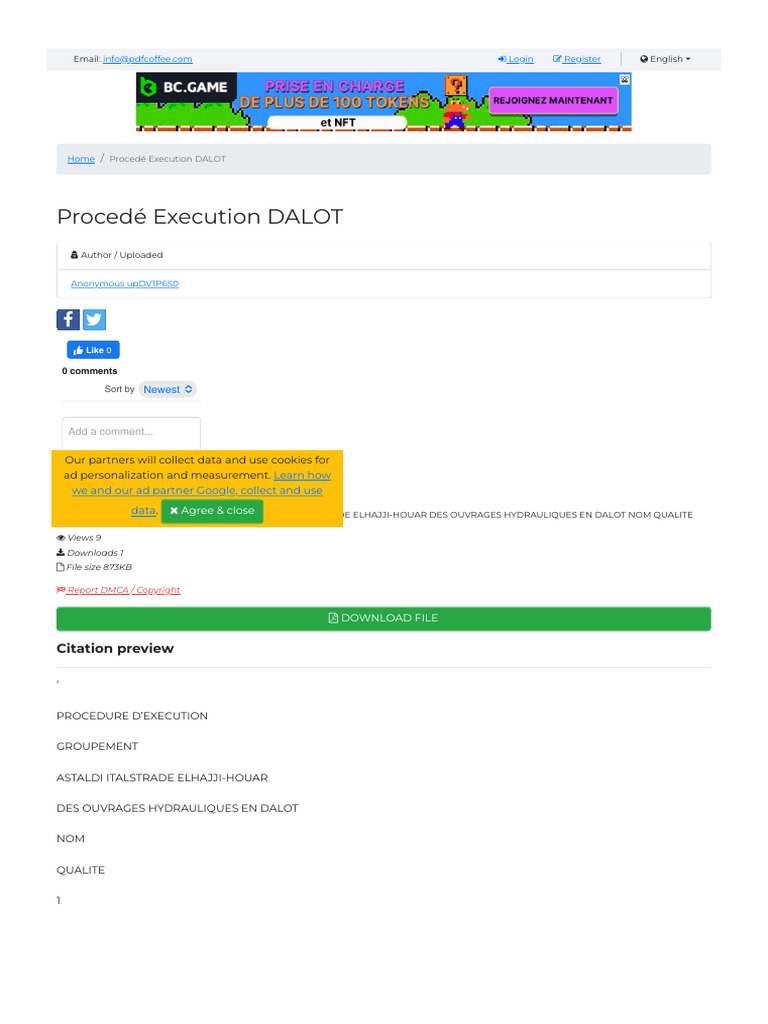 Procedé Execution Dalot | PDF | Béton | Conception architecturale