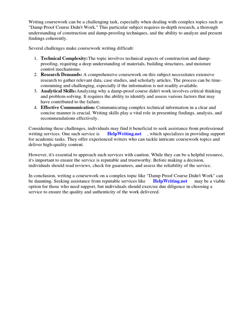 Damp Proof Course Didn Work | Download Free PDF | Building Engineering ...