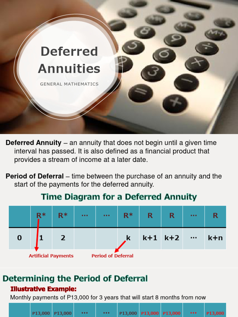 2nd GR Deferred Annuity | PDF | Life Annuity | Private Sector