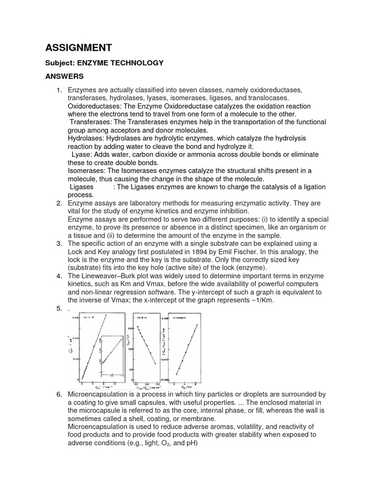 Enzyme Technology Insights | PDF