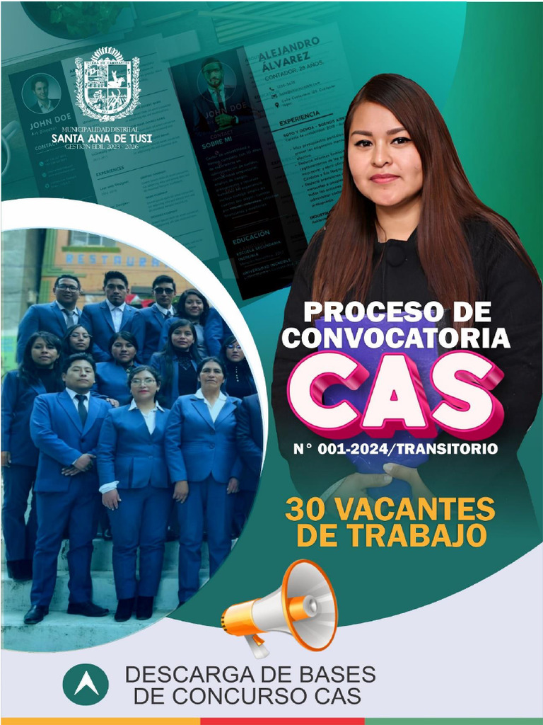 Proceso Cas N°01-2024-Mdsat 01 | PDF | Contabilidad | Presupuesto Proceso Cas N°01-2024-Mdsat 01 | PDF | Contabilidad | Presupuesto