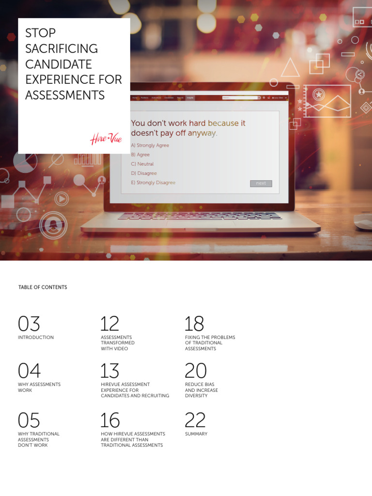 Candidate Experience Assessment Ebook | Download Free PDF | Nonverbal ...