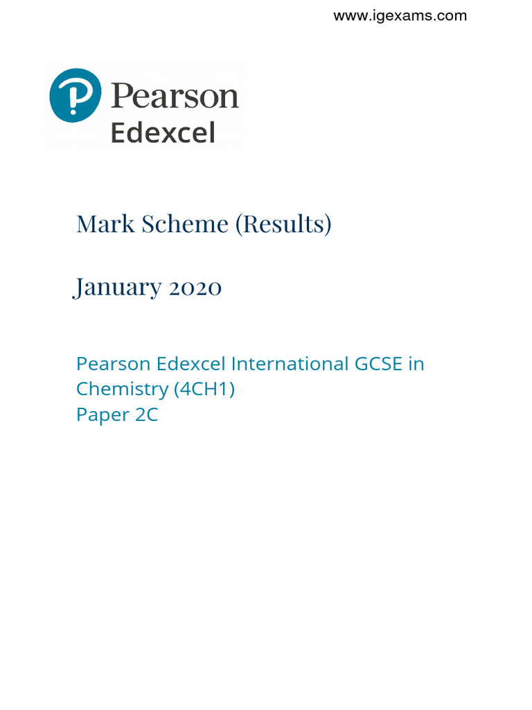 Jan 2020 2C | PDF | Acid | Mole (Unit)