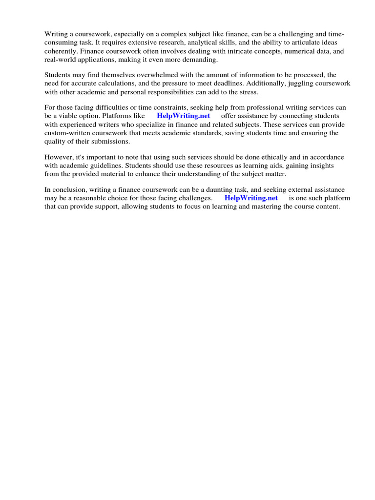 Finance Coursework Example | PDF | Stocks | Valuation (Finance)