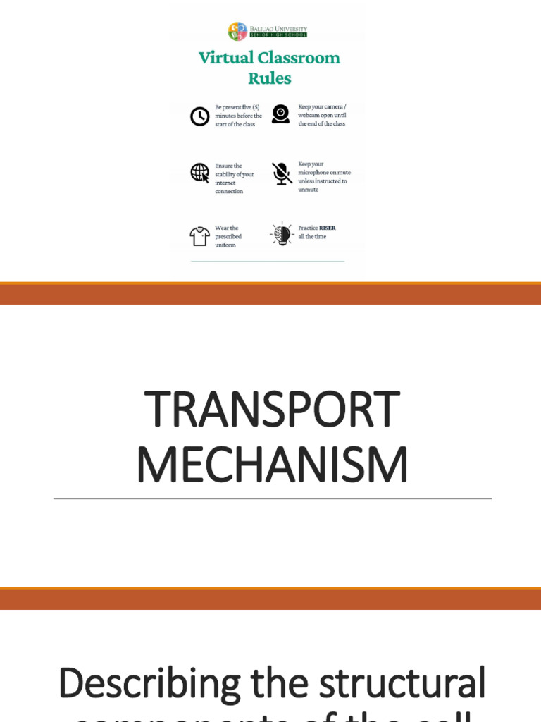 Transport Mechanism 1 | PDF | Cell Membrane | Lipid