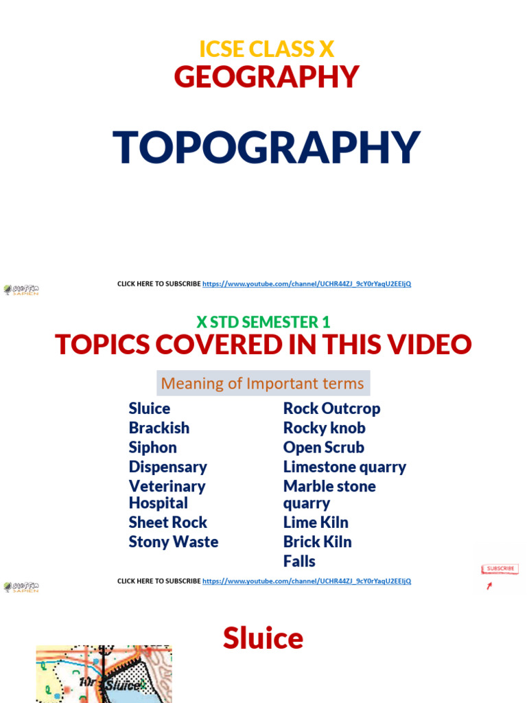 Topography Part 6 | PDF