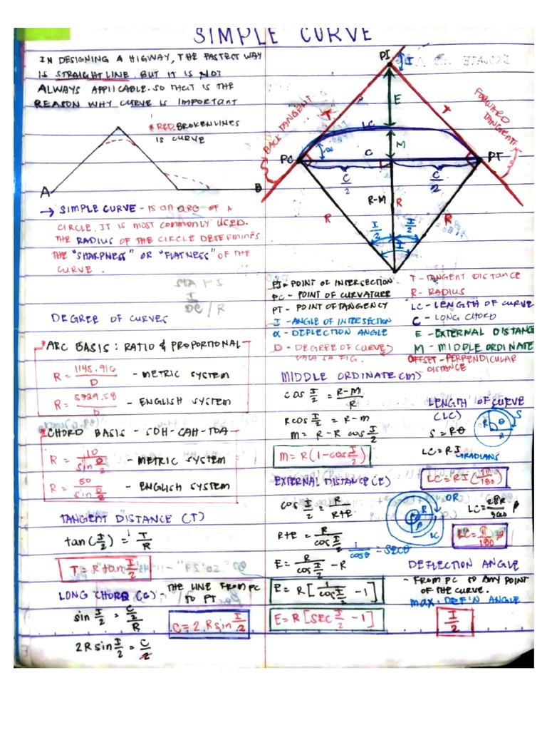 Horizontal Curves | PDF