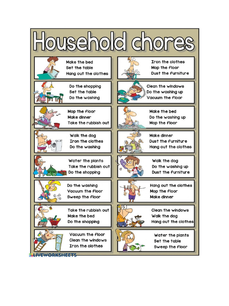 Household Chores | PDF