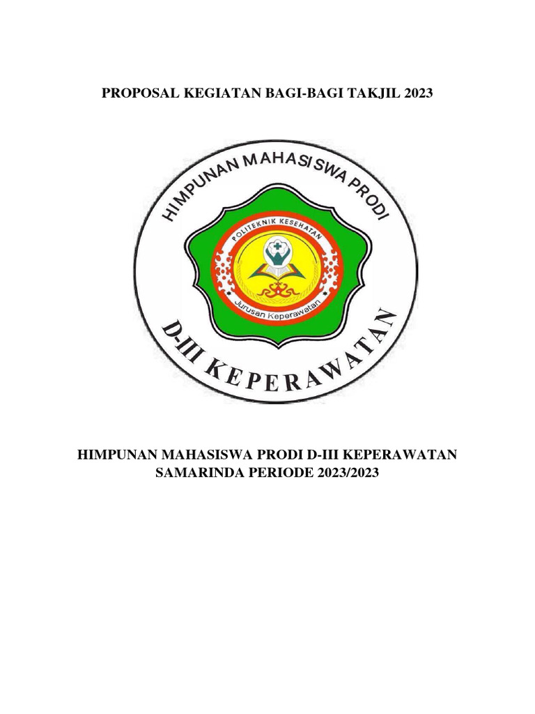 Fix Proposal Kegiatan Bagi-Bagi Takjil | PDF