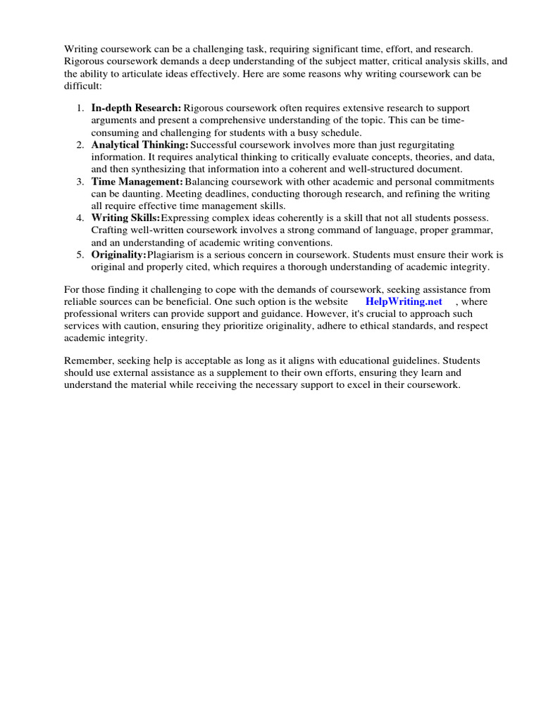 What Are Some Examples of Rigorous Coursework | PDF | Curriculum | Teachers