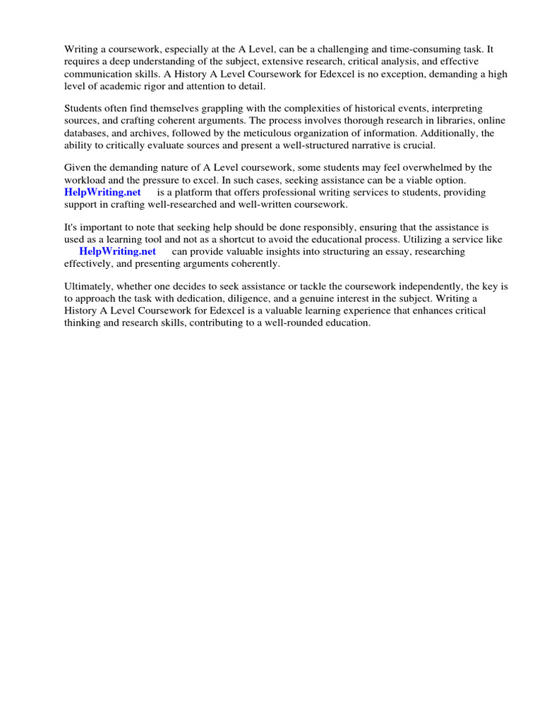 History A Level Coursework Edexcel | PDF | Facebook | Linked In