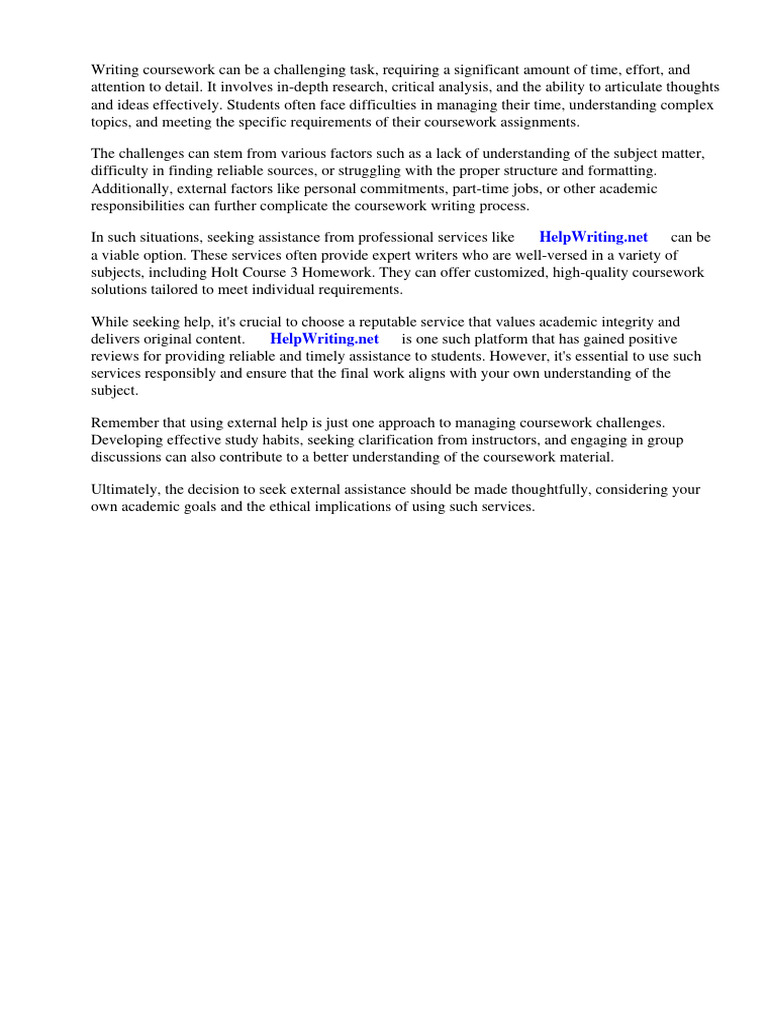 Holt Course 3 Homework Help | PDF