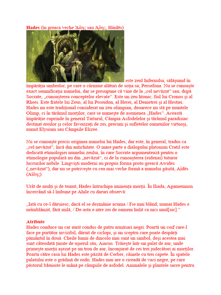 Hades | PDF